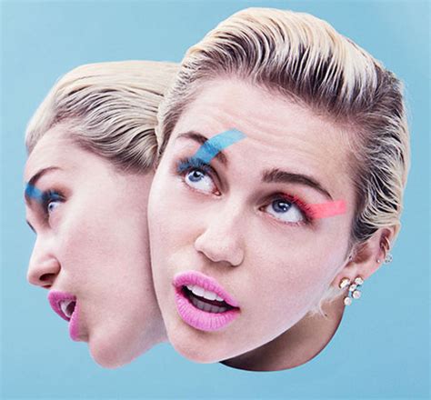 Miley Cyrus Paper Magazine Body Paint