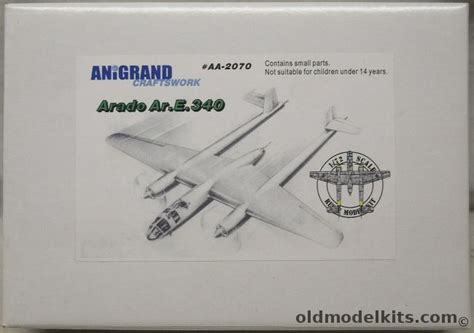 Anigrand 172 Arado Ar E340 E340 Ar340 Aa2070