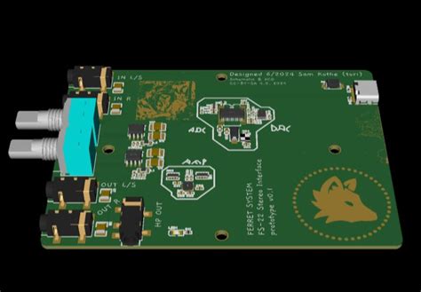 2x2 Audio Interface Platform For Creating And Sharing Projects Oshwlab
