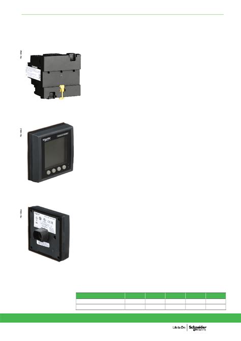Pm5500 Datasheet 3 14 Pages Schneider Powerlogic™ Pm5000 Series Technical Datasheet