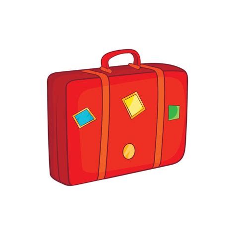 Suitcase Icon Cartoon Style 14391602 Vector Art At Vecteezy