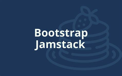 the bootstrap jamstack snipcart