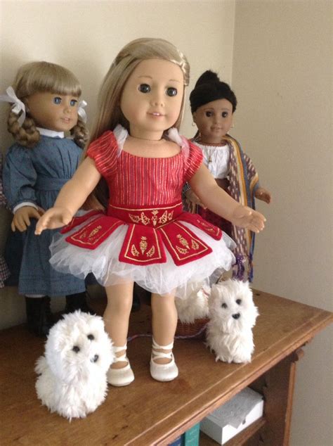 Isabelle In Ruby Ballet Outfit All American Girl Dolls American Doll