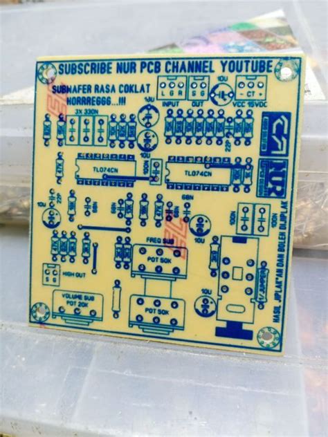 Pcb Filter Subwofer Slop 24db Lazada Indonesia