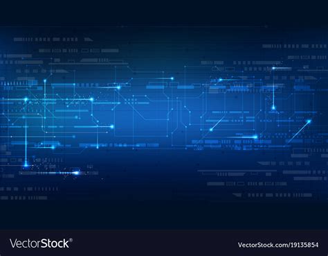 Abstract Background Technology Communication Data Vector Image