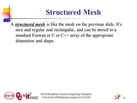 Parallel And Cluster Computing Transport Codes And Shifting Henry Neeman Director Ou
