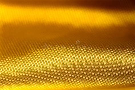 Yellow Acetate Fabric Textured Background Stock Image Image Of