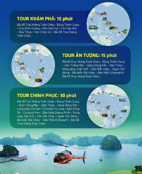 Tour Du Lịch Trực Thăng Ngắm Vịnh Hạ Long Giá Bao Nhiêu