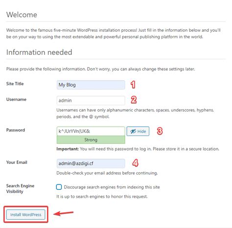 How To Install WordPress On Centos Web Panel CWP