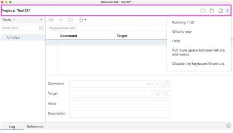 Selenium Ide Features