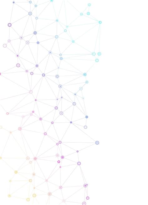 Premium Vector Geometric Abstract Background With Connected Dots And Lines Molecular Structure