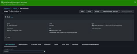 Aws Sqs With Spring Cloud Aws And Spring Boot 3