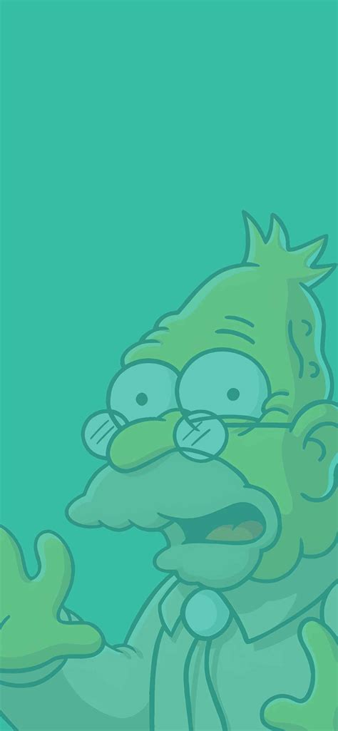 Shocked Abe Simpson The Simpsons Wallpapers Funny Wallpaper