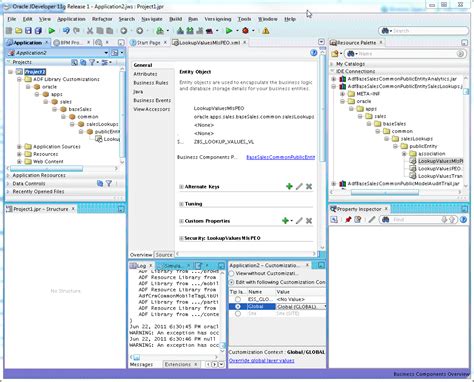 Using Oracle Jdeveloper For Customizations 11g Release 6 1116
