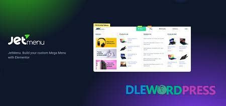Download JetMenu V Mega Menu For Elementor Page Builder Free DLEWordPress