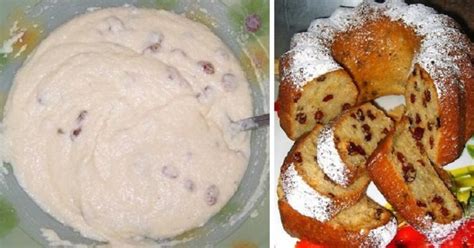 ქიშმიშიანი კექსის ყველაზე მარტივი რეცეპტი Popsugar