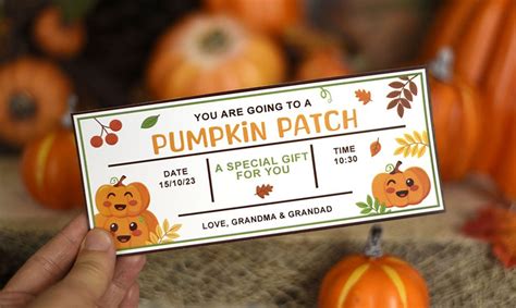 Pumpkin Patch Ticket