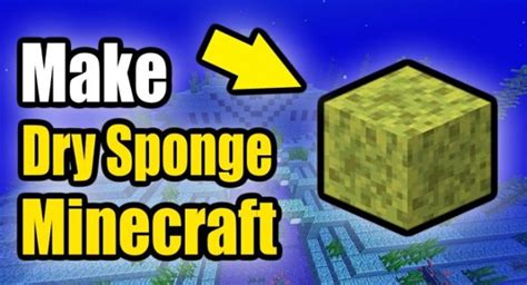 How To Make A Sponge In Minecraft Games Web2gb Com