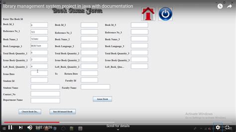 Library Management System Project In Java With Documentation