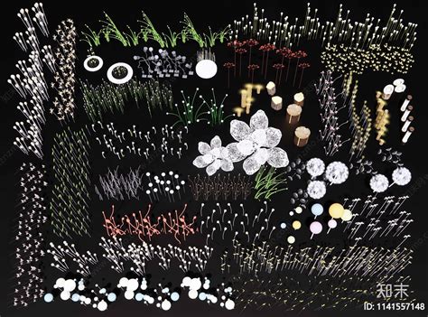 现代星星灯su模型下载【id1141557148】知末su模型网