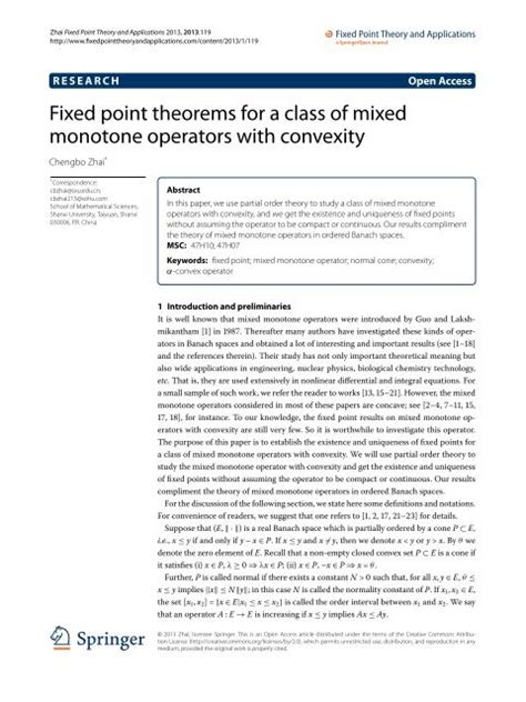 Provisional PDF Fixed Point Theory And Applications
