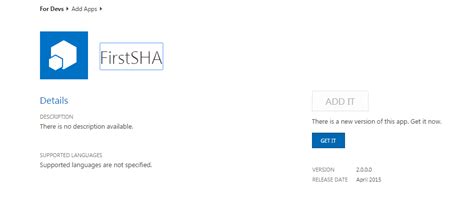 Sharepoint Hosted App Upgrade