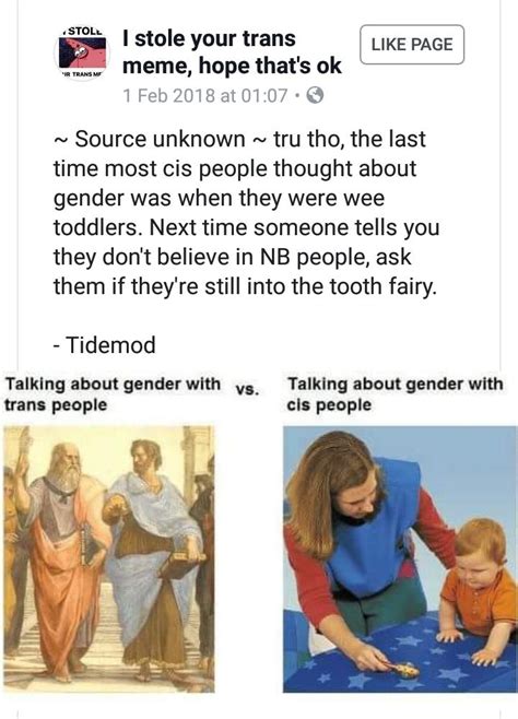 Cis People Can T Discuss Gender R Gatekeeping