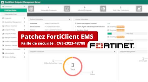 une faille critique dans forticlient ems est activement exploitée