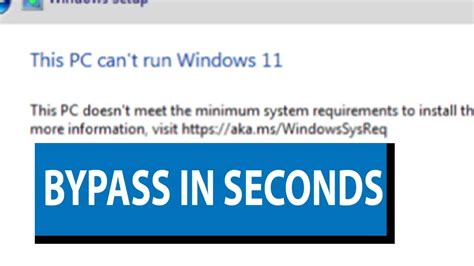 Windows 11 Bypass Unsupported Hardware In SECONDS Blog Mercia Solutions