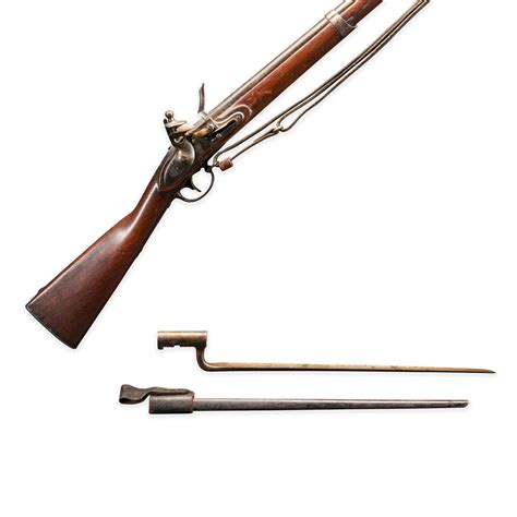 Bonhams Skinner A Springfield Model 182228 Musket And Later Bayonet