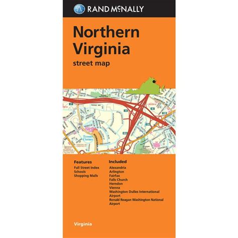 Northern Virginia Rand Mcnally Street Map Stanfords