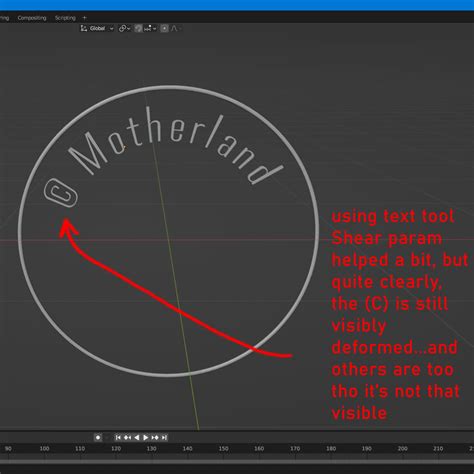 Curved Text Is Not Perpendicular To The Curve Blender Stack Exchange