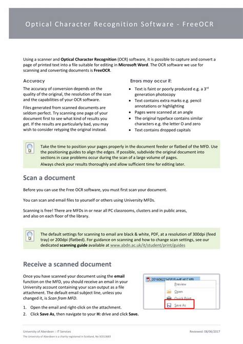 PDF Using FreeOCR To Convert Scanned Text Into MS Word DOKUMEN TIPS