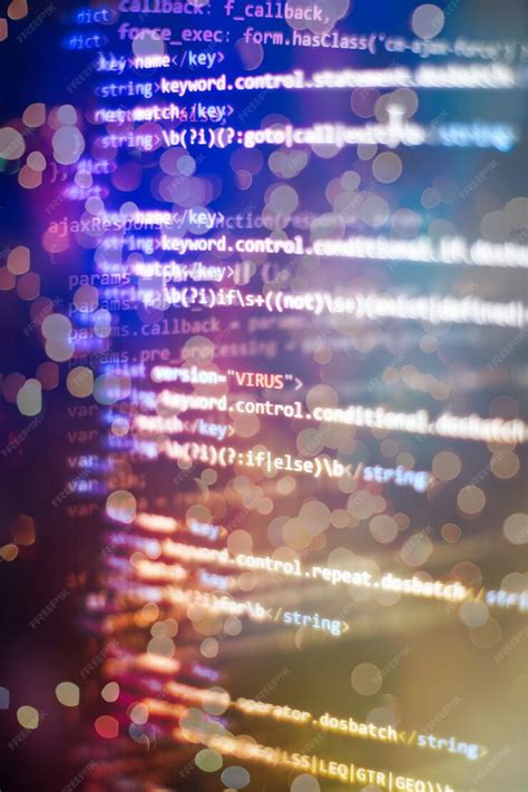 Premium Photo Desktop Pc Monitor Photo Javascript Functions Variables Objects Project