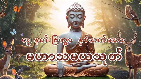 မဟာသမယသုတ် တရားတော် သစ္စာဂုဏ်ရည်ဆရာတော် Youtube