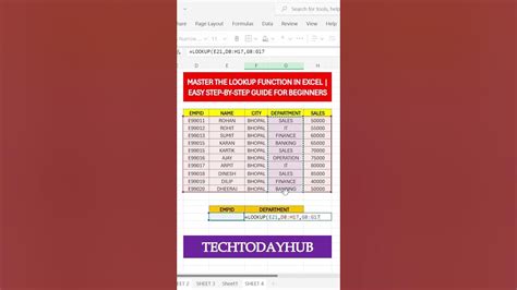 Master The Lookup Function In Excel Easy Step By Step Guide For Beginners Exceltips