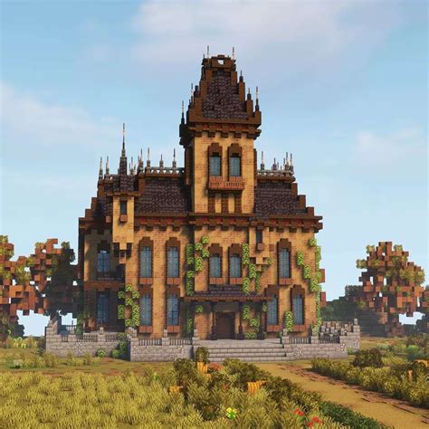 American Country Mansion Minecraft Build