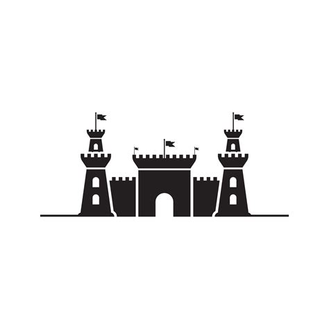 Castle Vector Illustration Icon 17677740 Vector Art At Vecteezy