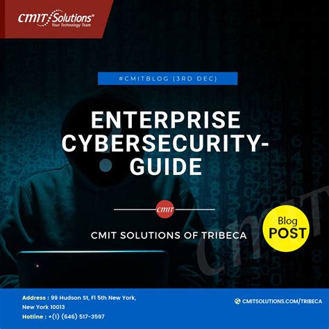 Enterprise Cybersecurity Guide Cmit Solutions Tribeca