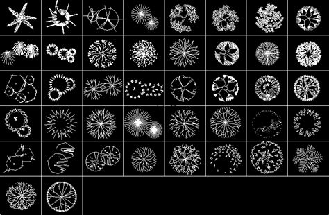 Trees In Dwg Cad Library