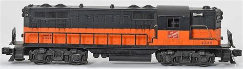 Sold Price Postwar Lionel Solid Stripe 2338 Milwaukee Rd Gp 7 With