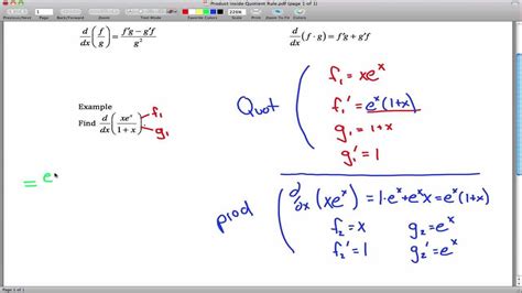 quotient rule integration quotient rule proof how to prove the