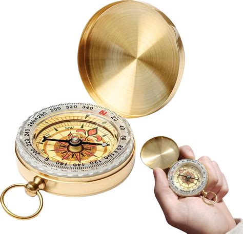 1pcs G50 Multi Function Glow In The Dark Pocket Watch Compass Retro