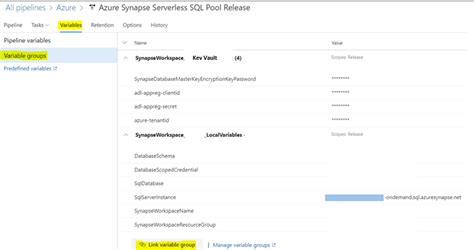 Serverless Db Creation Using Ci Cd In Synapse Microsoft Qanda