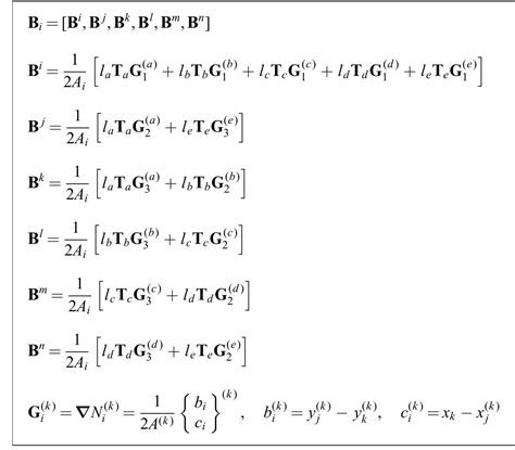 Box Ii Example Of Derivation Of The Curvature Matrix For