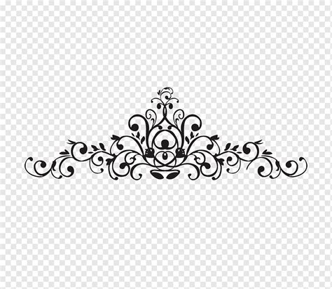 Black Floral Ornament Batik Cdr Text Rectangle Png PNGWing