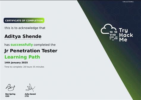 Aditya Shende On Linkedin Cybersecurity Ethicalhacking Penetrationtesting Tryhackme
