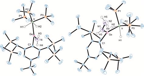 Ortep Of The Molecular Structures Of 5 And 7 Ellipsoids Set At 50 Download Scientific Diagram