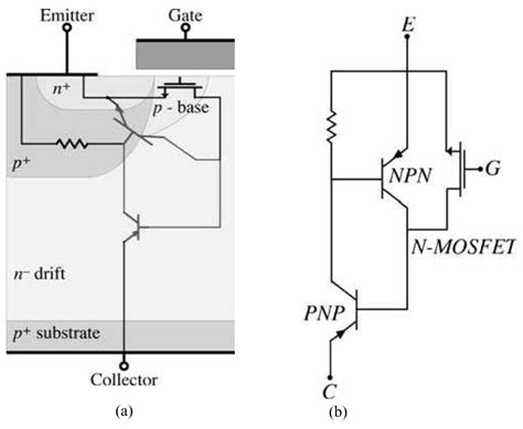 2 The Igbt A Half Cell Vertical Cross Section And B