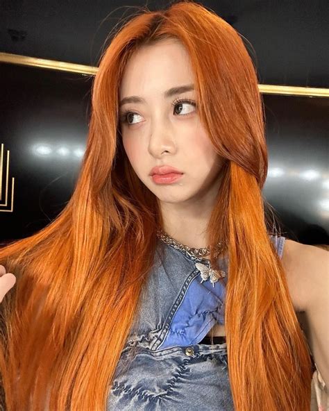 🐍📸 Yunjin Instagram Update Lesserafim 르세라핌 Yunjin 허윤진 Orange